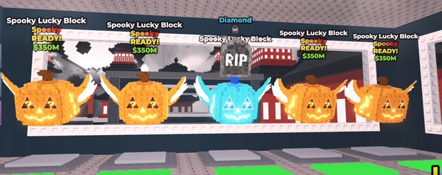 STEAL A BRAINROT 5 Together Spooky lucky blocks diamond Traits £2.81 ...