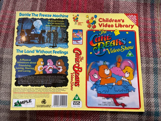 THE CARE BEARS Video Show Childrens Video Library Vhs Promo Sleeve Only ...