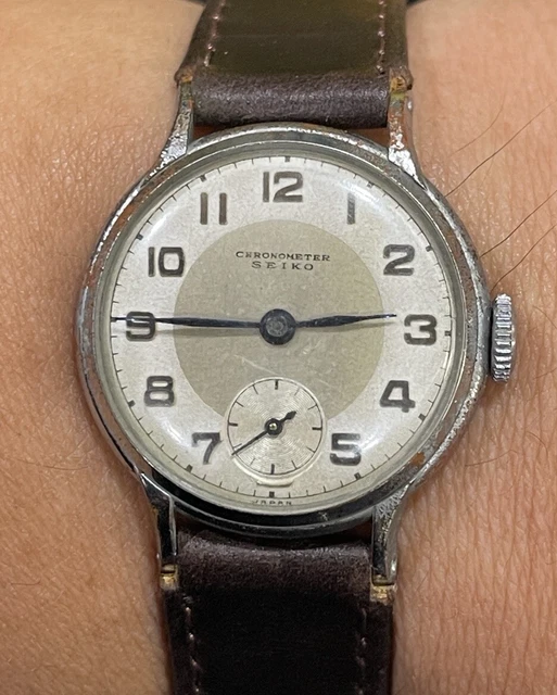 1950S CHRONOMETER SEIKO Small Second Manual Winding Watch $699.00 - PicClick AU