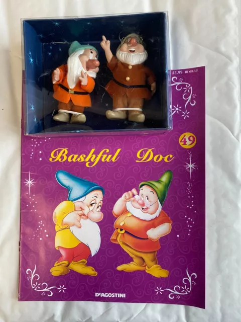 Deagostini Disney Princesses Porcelain Doll Issue 49 Bashful And Doc Seven Dwarves Eur 5090