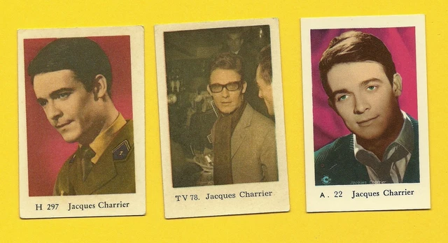 JACQUES CHARRIER Fab Card Collection French Actor married to Brigitte ...