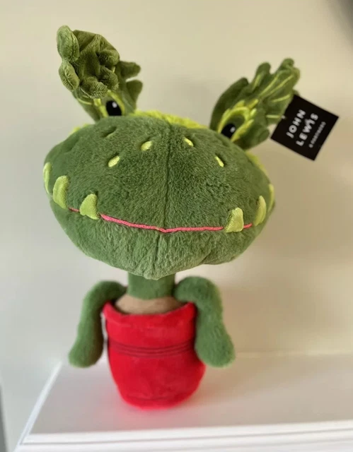JOHN LEWIS 17” Snapper Venus Fly Trap Plush Soft Toy Christmas BNWT ...