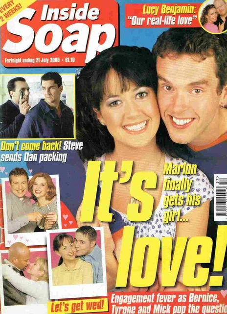INSIDE SOAP 21/07/00 Jansen Spencer Jack Ryder Samia Ghadie Mark ...