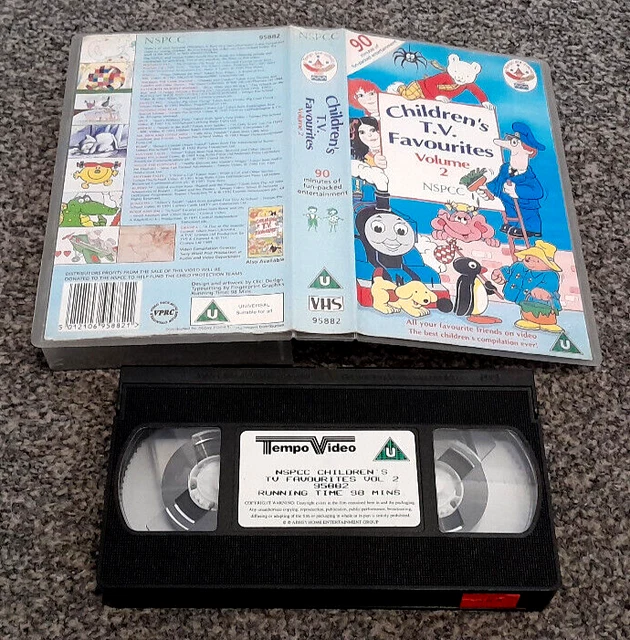 CHILDREN'S TV FAVOURITES Volume 2 NSPCC VHS - Rare Kids VHS £2.00 ...