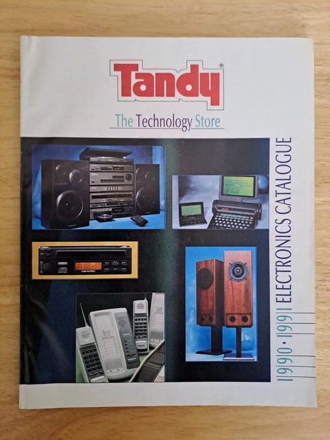 RARE TANDY CATALOGUE 1990-1991 Vintage Computing Electronics 1980s Retro £29.95 - PicClick UK
