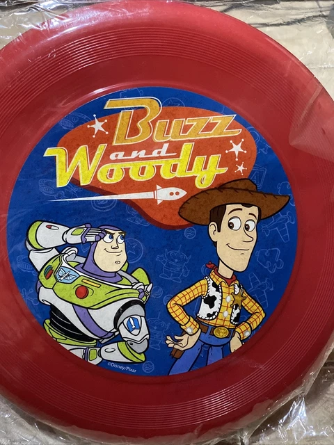 DISNEY PIXAR RAND Toy Story Animated Flying Disc Frisbee Woody Buzz 9 ...