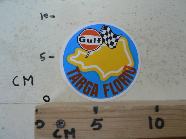 STICKER,DECAL GULF TARGA Florio Racetrack Grand Prix Formula One A EUR ...