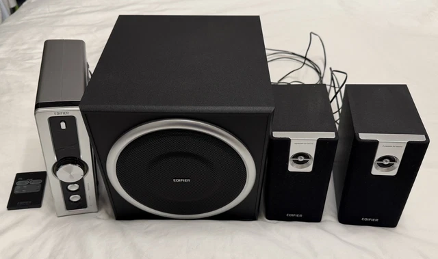 EDIFIER C2 PLUS 2.1 Speaker System – Faulty Subwoofer Output Port £26. ...