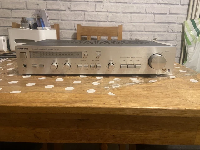PANASONIC SU-2800 STEREO Integrated Amplifier Working Apart From Left ...