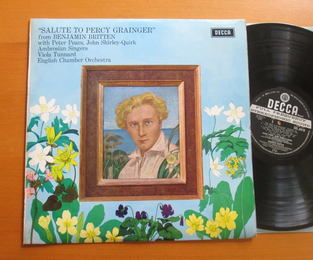 SXL 6410 WB Salute To Percy Grainger Benjamin Britten 1969 Decca ED3 ...