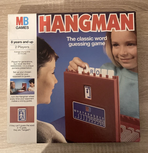 HANGMAN BOARD GAME - Mb Games - Vintage 1994 Edition - Complete - Vgc £ ...