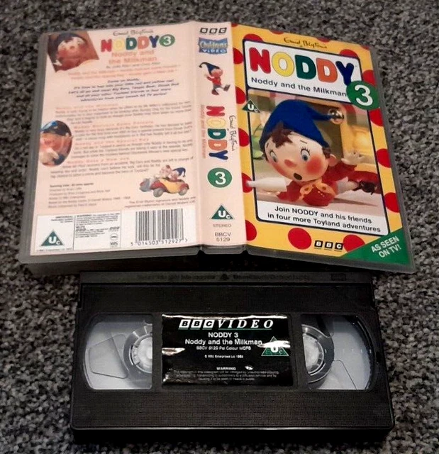 NODDY 3 NODDY And The Milkman Bbc Video Big Ears Pal Vhs Video Kids ...