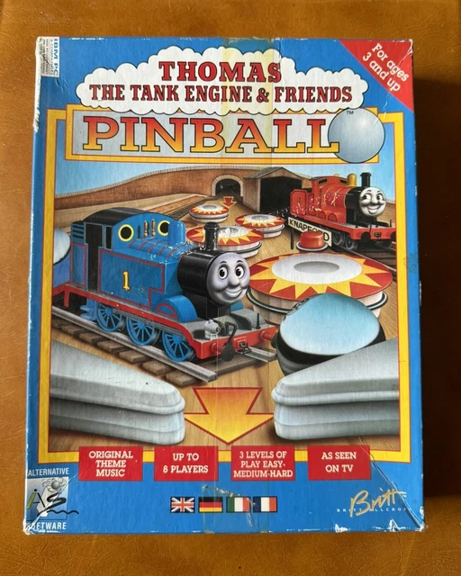 VINTAGE BIG BOX PC Thomas The Tank Engine & Friends Pinball Game - IBM ...