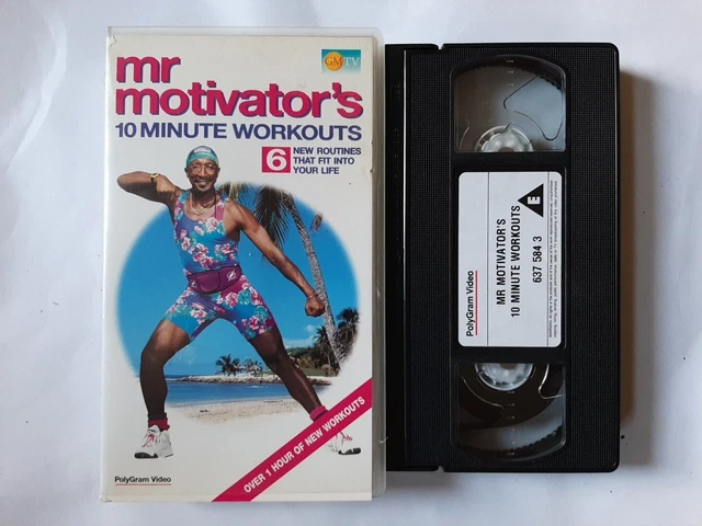 MR MOTIVATOR'S SIX 10 Minute Workouts (VHS, 1995) GMTV EXERCISES ...