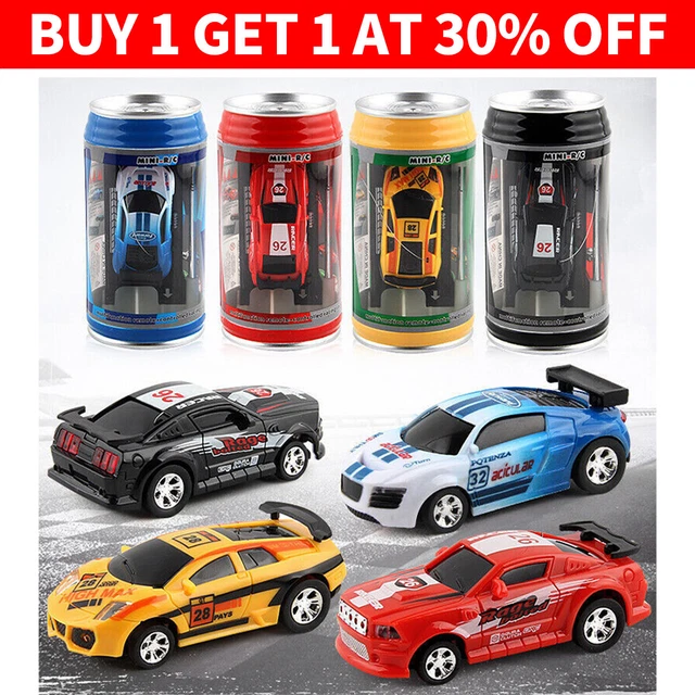 MINI CANS CAR Speed RC Radio Remote Control Micro Racing Car Kids Toy ...
