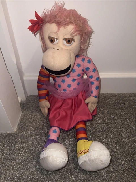 CBEEBIES ZINGZILLAS PANZEE Monkey Soft Toy Plush BBC TV 2009 21" Tall £ ...