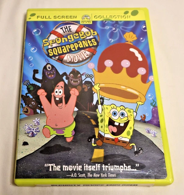 THE SPONGEBOB SQUAREPANTS Movie (DVD, 2005, Full Screen Collection) $7. ...