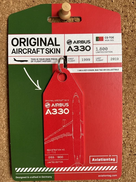 *RARE* AVIATIONTAG | Tap Air Portugal Airbus A330-200 Cs-Toe | Msn 305 ...