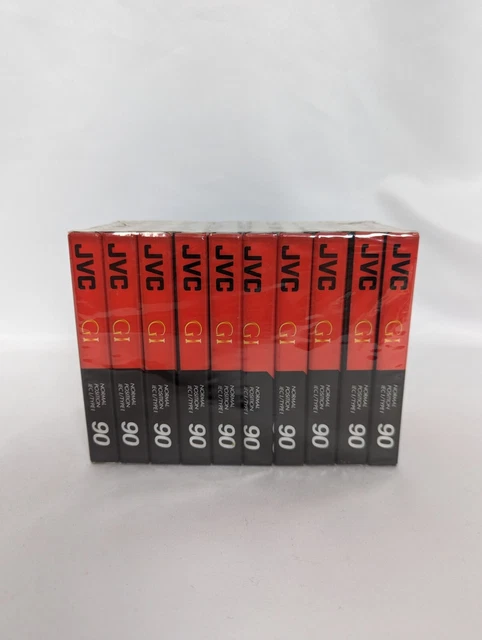 10 X JVC GI-90 G1 Blank Cassette Tape Media Normal Position New Sealed 90min £22.00 - PicClick UK