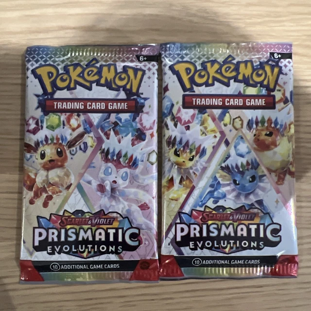 POKÉMON TCG 10X Prismatic Evolutions Booster Pack 💎 £99.99 - PicClick UK