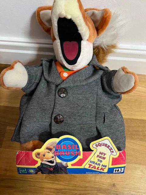 BASIL BRUSH PLUSH talking 30cm plush toy collectorbasil brush s item £ ...