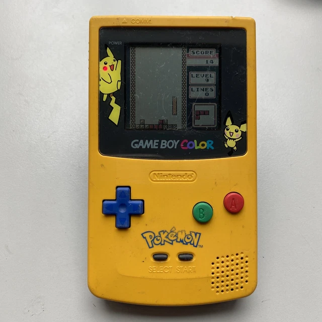 CONSOLE GAME BOY Color GBC Nintendo Gameboy - Édition Pokemon Pikachu ...