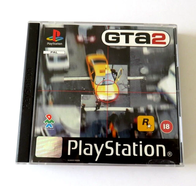 GRAND THEFT AUTO GTA 2 PS1 PlayStation One avec carte complète EUR 33 ...
