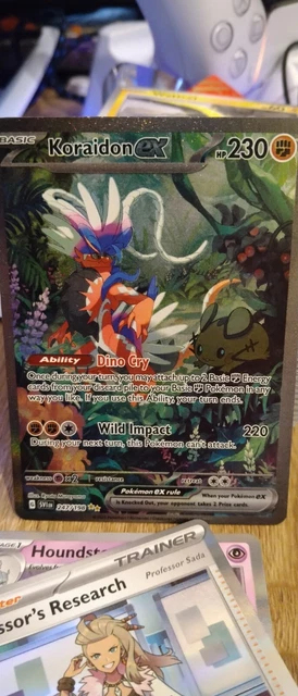 POKEMON KORAIDON EX Alt Art 247/198 Secret Rare -Scarlet & Violet- Pack ...