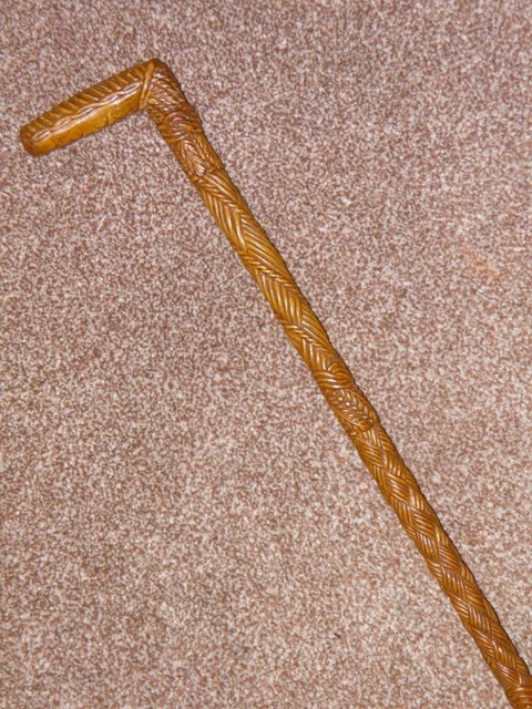 ANTIQUE 'THE 4 Nations' Bosun Nautical Sailors Maritime Walking Stick ...