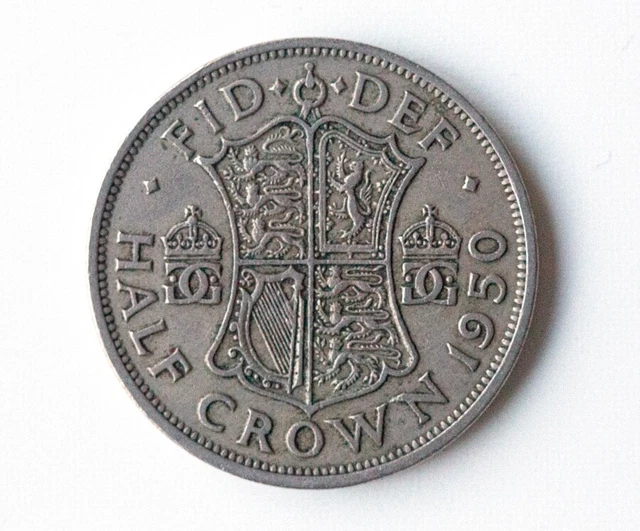 GEORGE VI 1950 half crown British coin £1.50 - PicClick UK