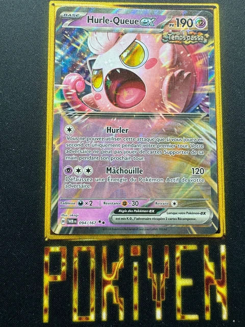 CARTE POKÉMON HURLE-QUEUE EX 094/167 EV06 Mascarade Crépusculaire TWM ...