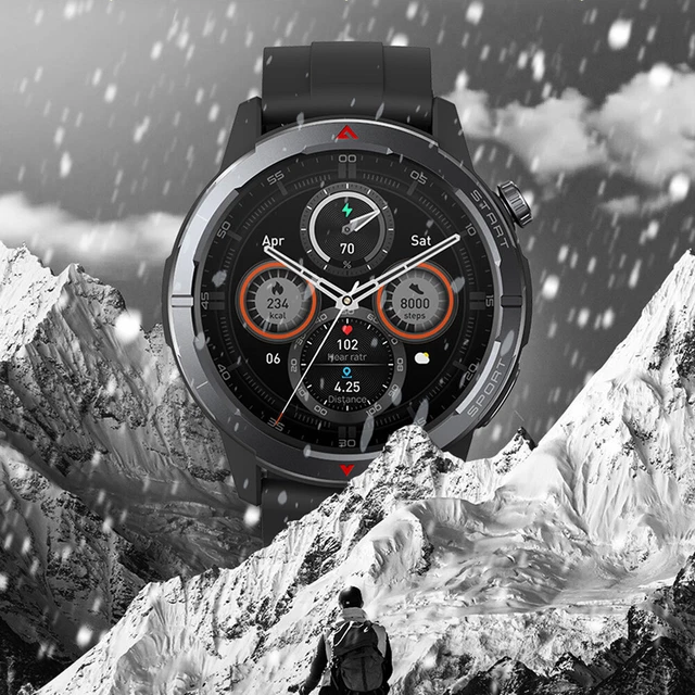 GPS SMARTWATCH OUTDOOR Sports Watch Built-in Dual-band GNSS 5 ATM BT ...