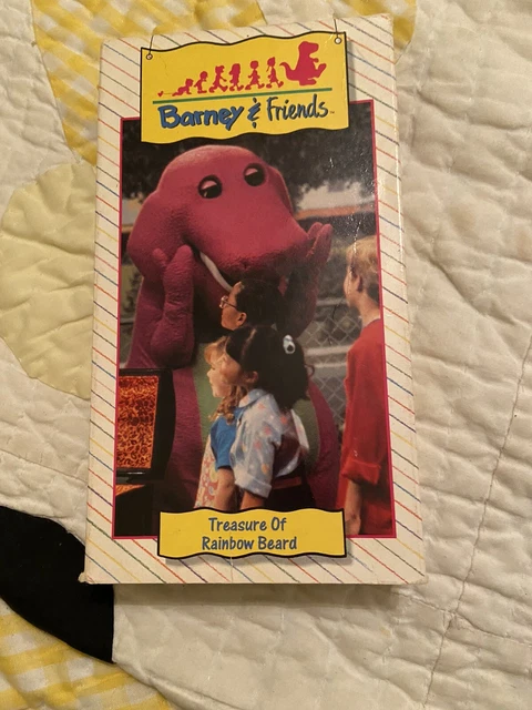 RARA VHS BARNEY and Friends Treasure of Rainbow Beard Time Life ...