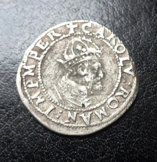 MONNAIE CAROLUS, TRÈS rare double variété, 1619, Besançon EUR 99,00 ...