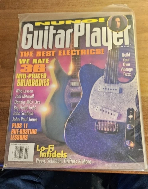 FEBRUARY 1995 issue of Guitar Player Magazine Mid-Priced Solidbodies £5 ...