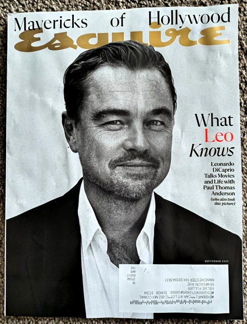 LEONARDO DICAPRIO -ESQUIRE Magazine -September 2025 -Brand New -Free Shipping- £5.92 - PicClick UK