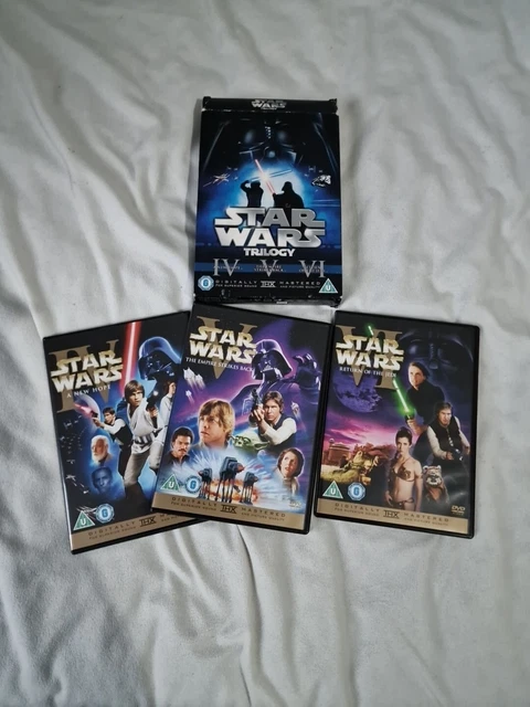 STAR WARS THE Original Trilogy 6 DVD Set Theatrical Cinema Unaltered ...
