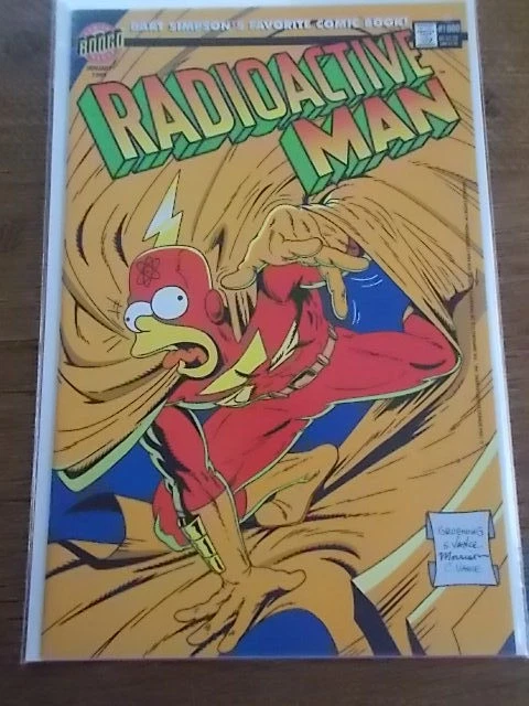 BONGO GROUP COMICS BART SIMPSONS favourite Comic Magazine RADIOACTIVE ...