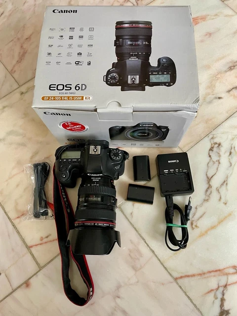 KIT APPAREIL PHOTO CANON EOS 6D + Objectif 24-105 f/4 L + Objectif 50 f ...