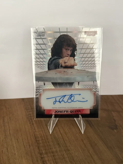 2025 TOPPS HIGH-TEK Stranger Things Joseph Quinn Eddie Munson Auto A-JQ ...