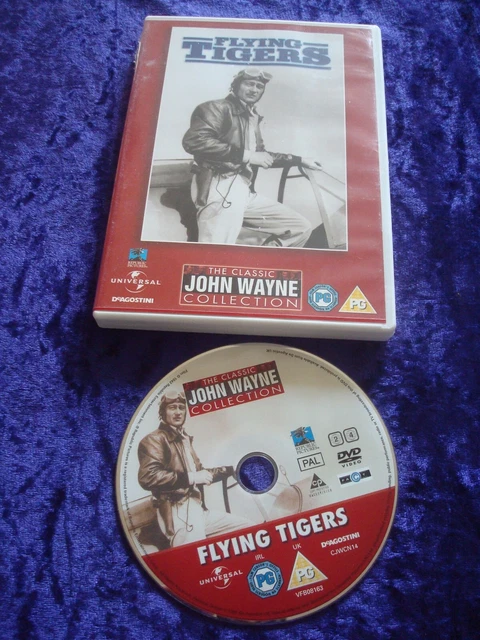 DVD.JOHN WAYNE CLASSIC FILM COLLECTION DeAGOSTINI.FLYING TIGERS UK ...