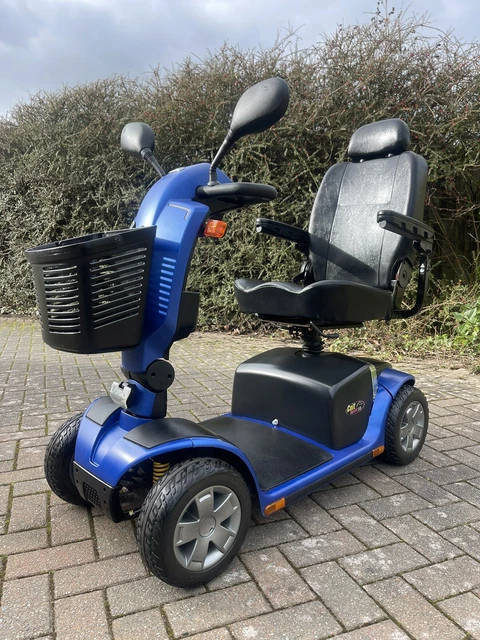PRIDE COLT DELUXE 2.0 HEAVY DUTY Mobility Scooter Blue FULLY SERVICED ...