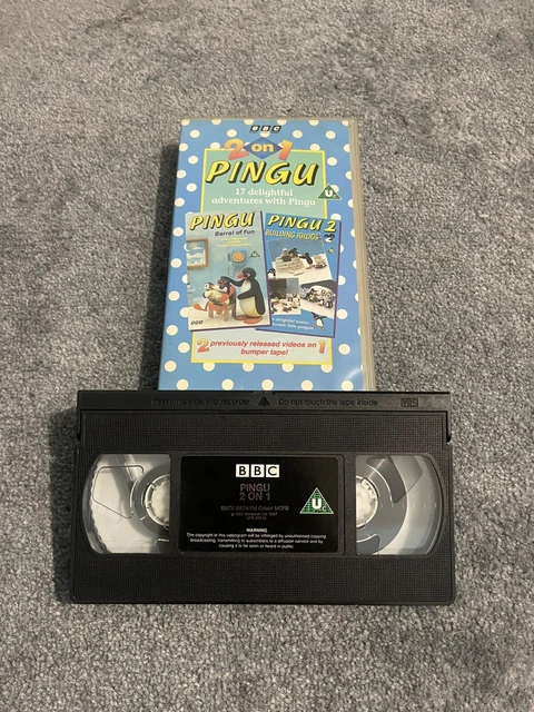 PINGU 2 ON 1 BBC VHS Tape £14.95 - PicClick UK