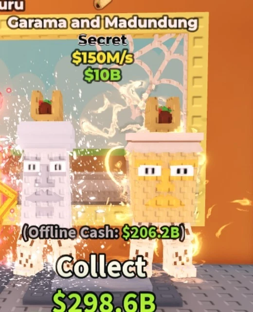 GOLD GARAMA MADUNDUNG 62M Steal a Brainrot Secret Selten Top Preis EUR ...