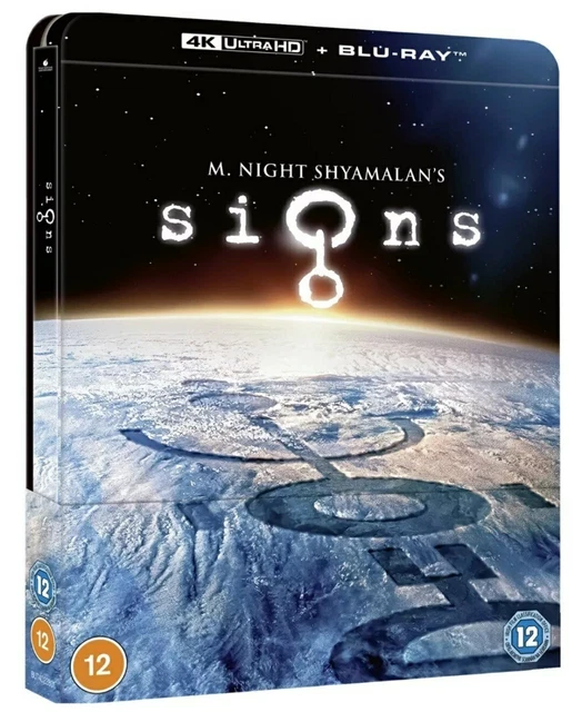 SIGNS- 4K ULTRA HD + Blu Ray Steelbook- New & Sealed £36.69 - PicClick UK