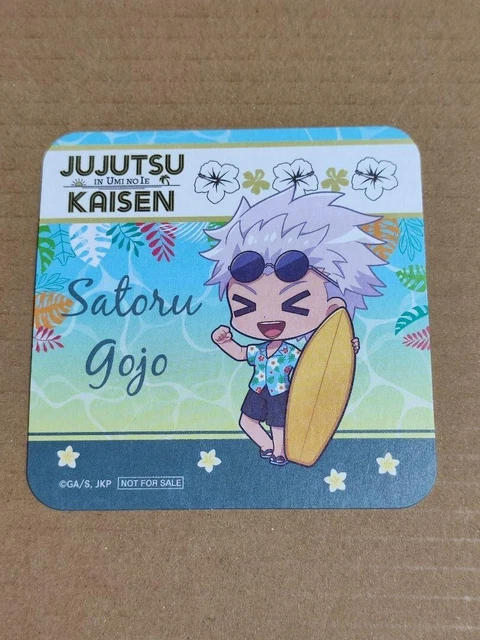 GOJO SATORU JUJUTSU Kaisen Enoshima Beach House Limited Coaster Sweets ...