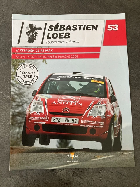 MAGAZINE SEBASTIEN LOEB N°53 Citroen C2 R2 Max Lyon Charbonnieres 2008 ...