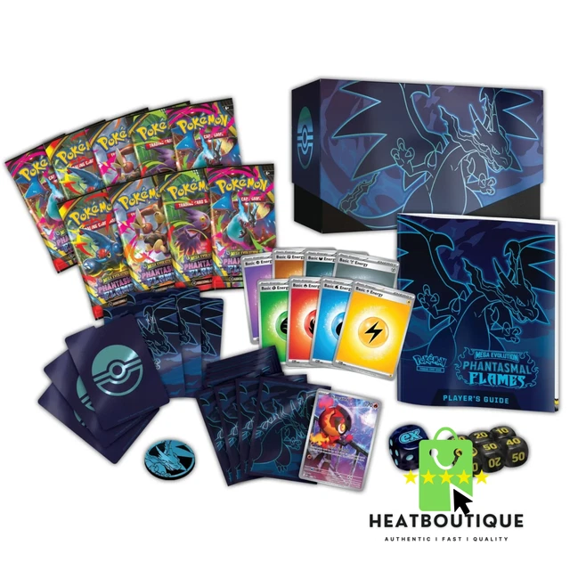 POKEMON TCG PHANTASMAL Flames Elite Trainer Box ETB [ENG] - Pre Order ...