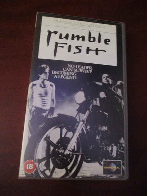 RUMBLE FISH VHS Video Tape (NEW) £7.99 - PicClick UK