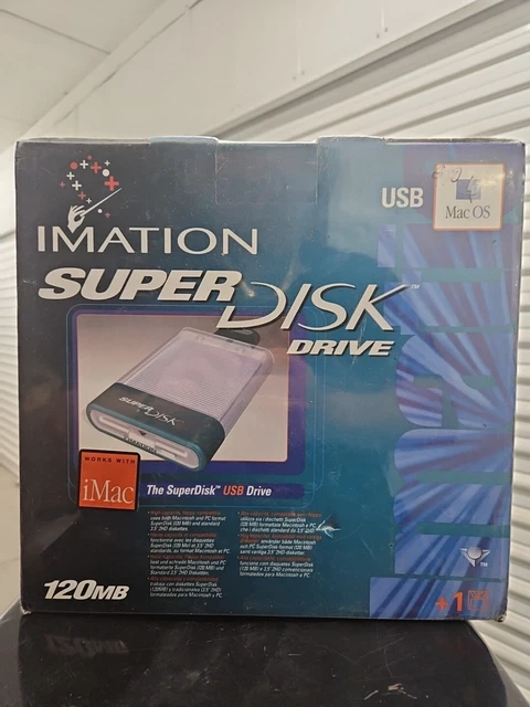 CLÉ USB SUPERDISQUE pour Macintosh avec câble IMATION No. SD-USB-M flambant neuf EUR 60,71 ...